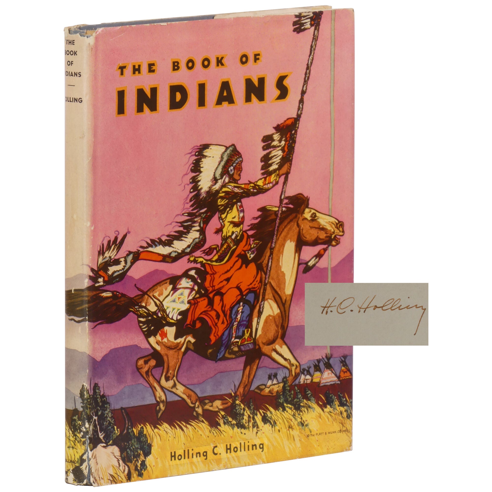 The Book Of Indians Holling C Holling First Edition the-book-of-indians-holling-c-holling-first-edition